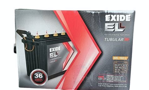 Buy Exide 150ah El Tubular Battery In Nepal Latest Price 2025 Battery