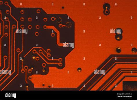 Electronic Circuit Board Abstract Background Computer Motherboard Close Up Modern Technologies