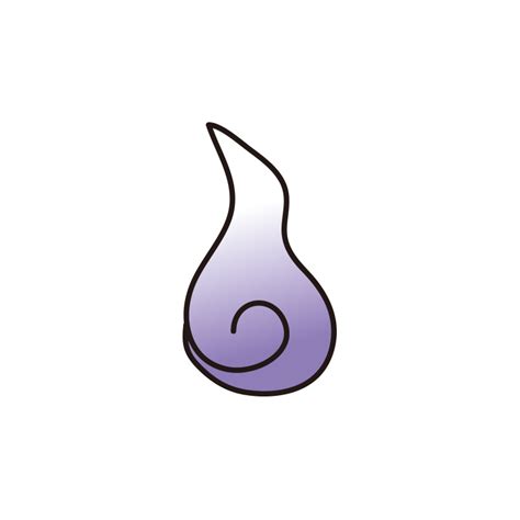 火の玉紫の無料 フリー イラスト かわいい手描きの無料素材てがきっず保育園小学校介護施設にぴったりのフリー素材イラスト
