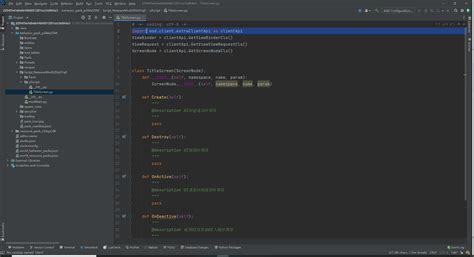 使用Python编写界面逻辑 我的世界开发者官网
