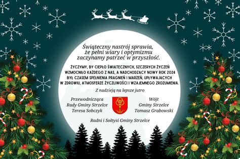 Życzenia Z Okazji ŚwiĄt BoŻego Narodzenia Gmina Strzelce