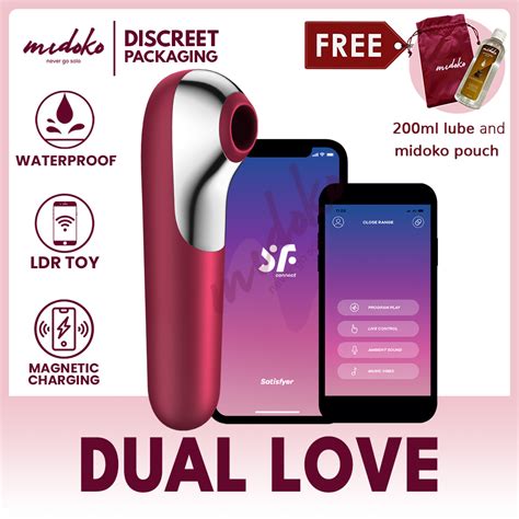 Midoko Satisfyer Dual Love Connect App Controlled Long Distance