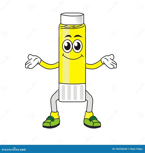 Glue Stick Icon Vector Isolated On White Background Glue Stick Sign