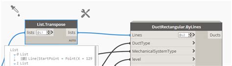 Does Ductrectangularbylines Support Line List Input Dynamo Player