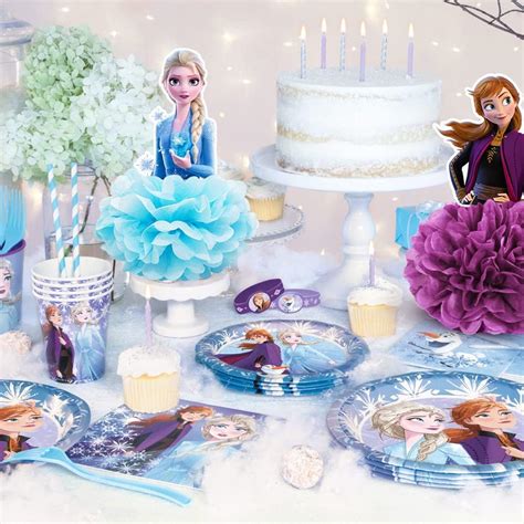 6 Centros De Mesa Congelados Para Fiestas Suministros De Mesa