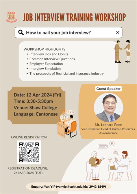 Job Interview Training Workshop Shaw College