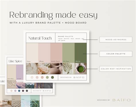 Brand Color Palette Orange Color Palette Red Branding Etsy