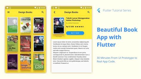 Flutter Book App Ui Tutorial