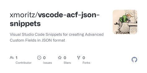 Github Xmoritzvscode Acf Json Snippets Visual Studio Code Snippets For Creating Advanced