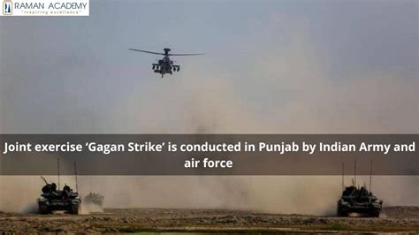 Joint Exercise ‘gagan Strike Is Conducted In Punjab By Indian Army And