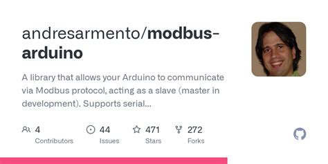 Github Andresarmento Modbus Arduino A Library That Allows Your Arduino To Communicate Via