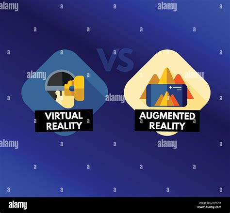 Augmented Reality And Virtual Reality Vector Illustration Ar Vs Vr