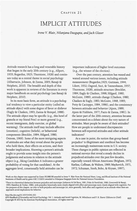 PDF Implicit Attitudes