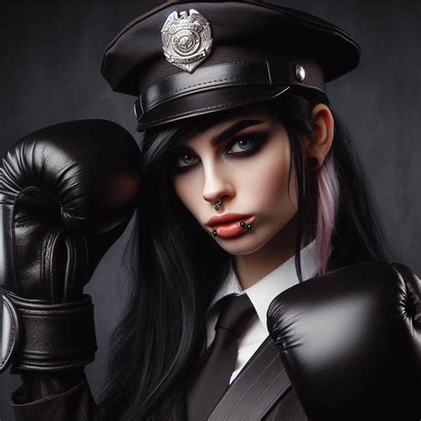 Goth Kickboxing Cop By Astoriadreaming On Deviantart