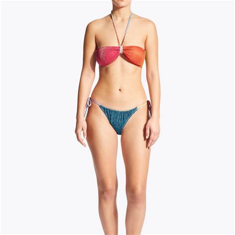 Rainbow String Briefs Rainbow Bikini Bottom By Kurt Geiger London