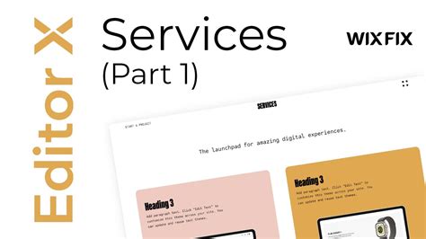 Perfect Services Page Design Part 1 Wix Fix YouTube