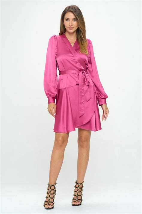 Long Sleeve Wrap Dress Shop Ddmine