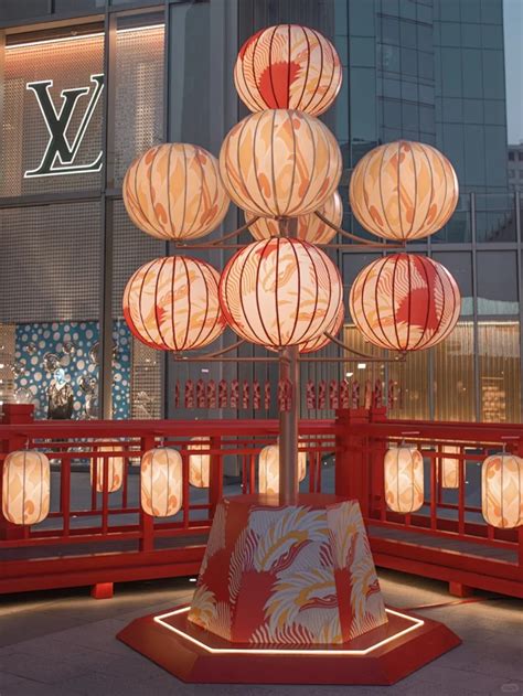 港汇恒隆广场｜听说你也在寻找新年氛围感 小红书图片美陈图片素材 花瓣网