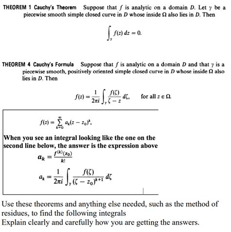 Solved Theorem 1 Cauchys Theorem Suppose That F Is Analytic