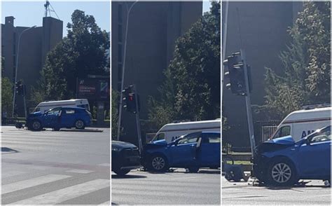 Photo Terrible Accident Near Skopje City Mall Collision Of Two