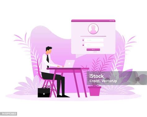 사람을 로그인합니다 아이소메트릭 벡터 일러스트레이션 모바일 앱 디자인을 위해 로그인한 사용자가 있는 그림 건강관리와 의술에 대한 스톡 벡터 아트 및 기타 이미지 Istock