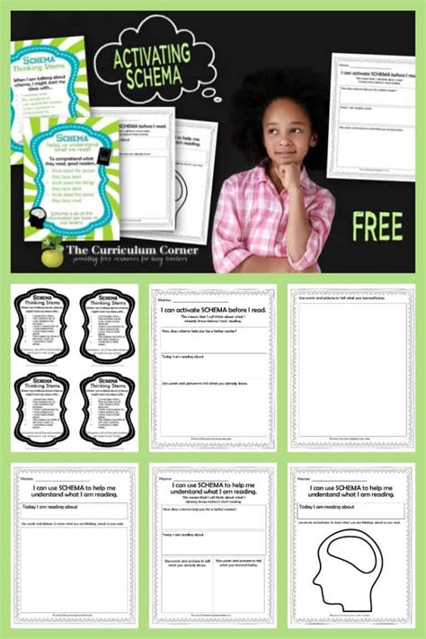 Activating Schema The Curriculum Corner 123
