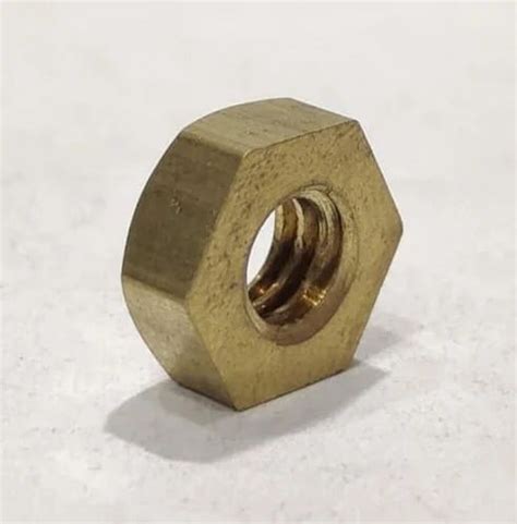 Hexagonal 10mm Brass Hex Nut For Hardware Fitting At Rs 550 Piece In