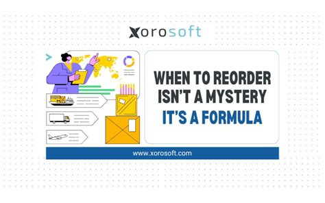 Inventory Reorder Point Formula Made Easy Xorosoft Erp