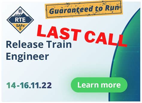 Agilesparks On Linkedin Career Learning Safe Rte Releasetrainengineer Scaledagile…
