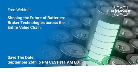 Bruker Nano Analytics On Linkedin Shaping The Future Of Batteries