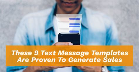 Sales Text Message Templates