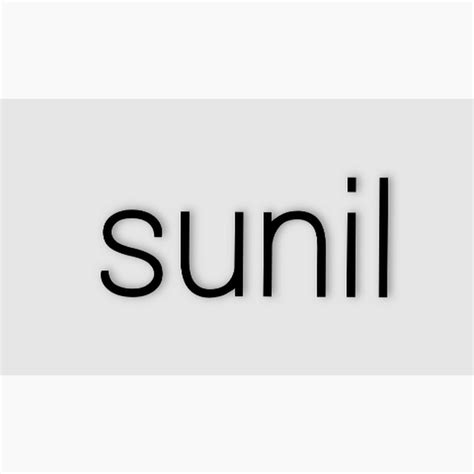 Sunil Youtube