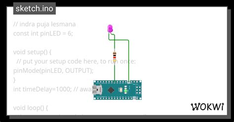 ANIMASI LED PENGUNAAN IF ELSE Wokwi ESP32 STM32 Arduino Simulator