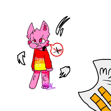 Pink Cat Hates Mondays By Srvanim8 On Newgrounds