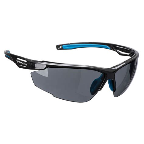 Portwest Ps37 Anthracite Kn Safety Glasses Oakeys Safety Ltd