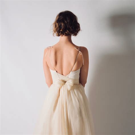 High Low Asymmetrical Wedding Dress Short Wedding Dress Silk Etsy