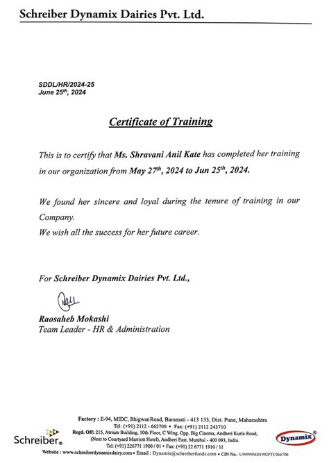 Shravani Kate On Linkedin Internship Dairyindustry Qualitycontrol