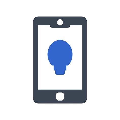Premium Vector Mobile Brightness Icon