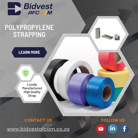Strapping Plasticstrapping Polypropylene Packaging… Bidvest Afcom