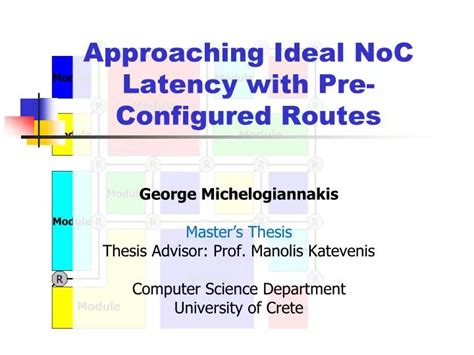 PPT Approaching Ideal NoC Latency With Pre Con Fi Gured Routes PowerPoint Presentation ID