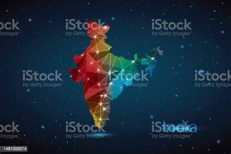 Carte Polygonale De Linde Illustration Vectorielle Low Poly Color