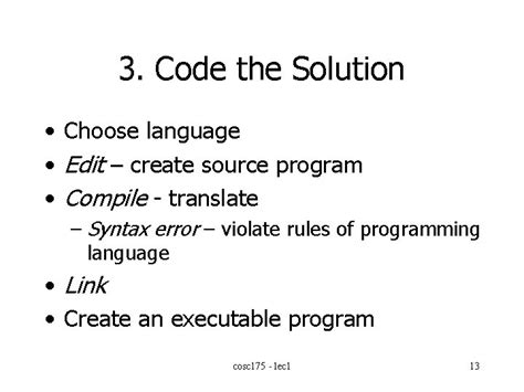 Overview History Hardware Software Development Life Cycle Programming