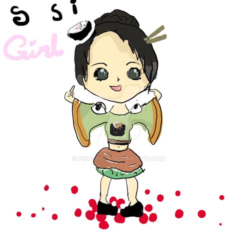 Chibi Sushi Girl By Pikasheen On Deviantart