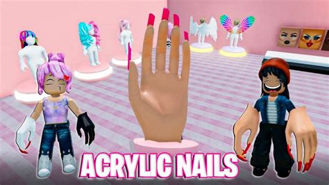 Roblox Fazendo As Unhas 💅 Acrylic Nails Youtube