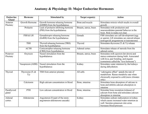 Anatomy And Physiology 2 Lab Quiz 1 Endocrine System At Barry Atchison Blog