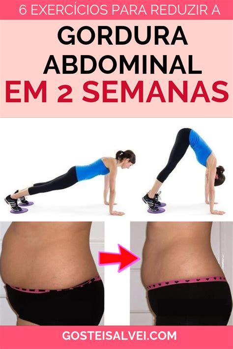 6 Exercícios Para Reduzir A Gordura Abdominal Em 2 Semanas Gosteisalvei