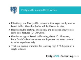 Lessons Postgresql Learned From Commercial Databases And Didnt Ppt