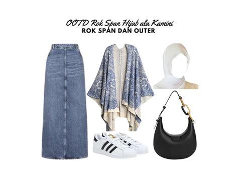 8 OOTD Rok Span Hijab Untuk Tampil Stylish Dan Kekinian