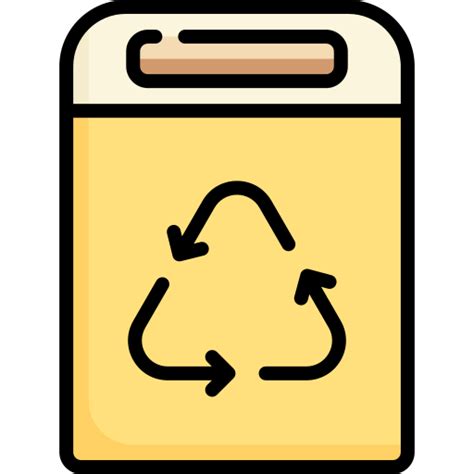 Icono De Papelera De Reciclaje Special Lineal Color