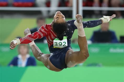 Gymnastics Gabby Douglas In Action